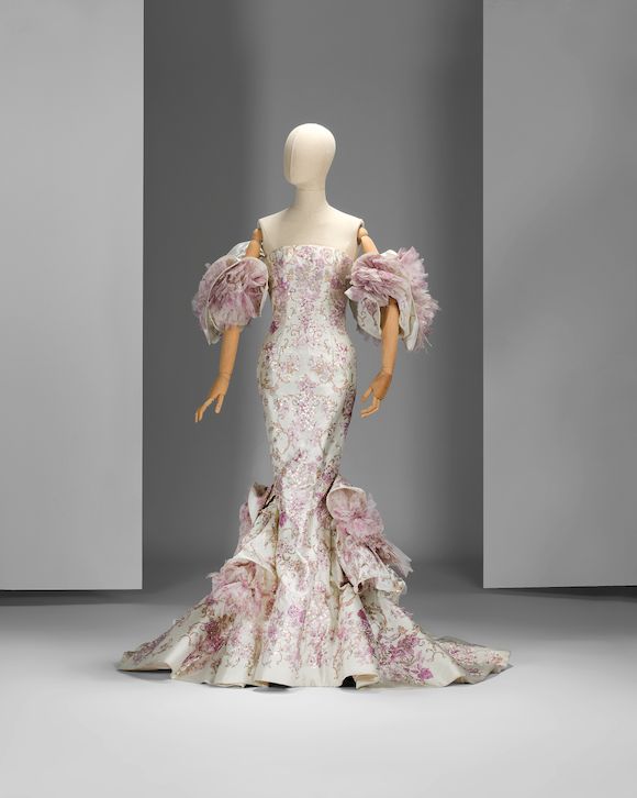 Bonhams : Ralph & Russo Haute Couture: a Floral Silk Zibeline Bell ...