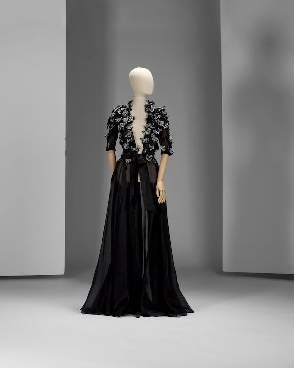 Bonhams : Ralph & Russo Haute Couture: a Black Silk Organza Custom Made ...