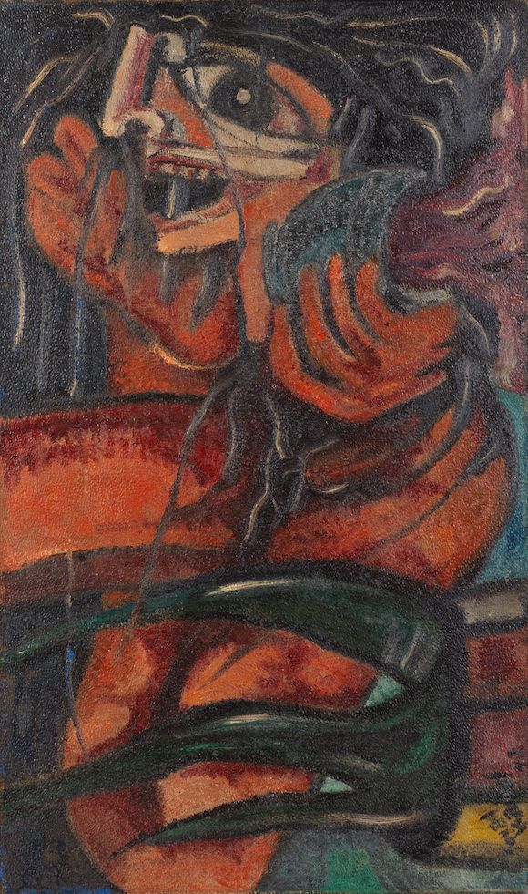 Bonhams : Fouad Kamel (Egypt, 1919-1973) The Demon