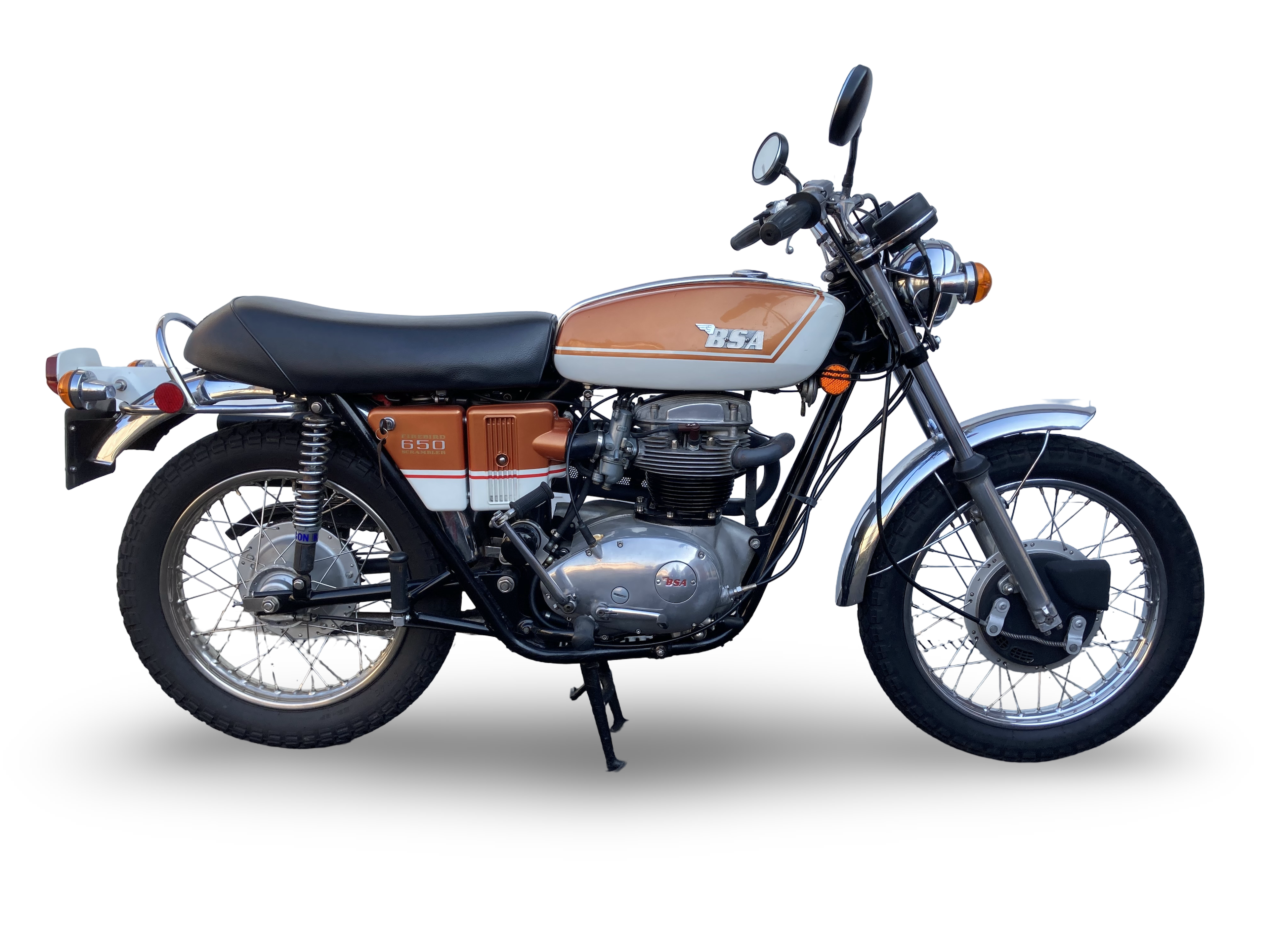 Bonhams Cars : Property of a deceased's estate, 1971 BSA 650cc A65 Firebird Scrambler Frame no ...