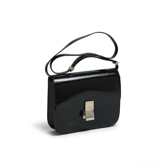 Bonhams Cornette de Saint Cyr : Celine. Sac Classique Box en cuir ...