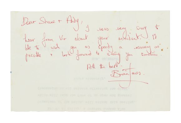 Bonhams : The Rolling Stones: A Handwritten Letter From Brian Jones To ...