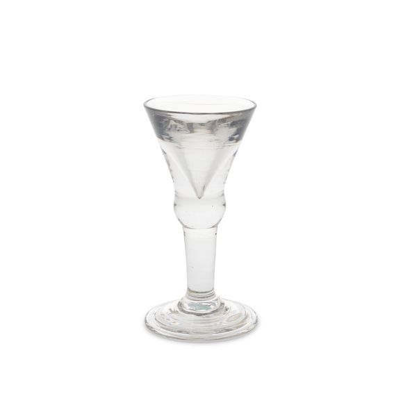 Bonhams : A remarkably heavy deceptive wine toastmaster's glass, circa ...