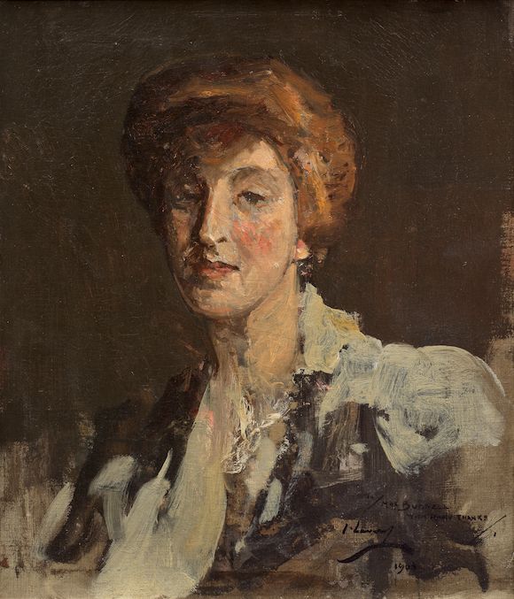 Bonhams : Sir John Lavery R.A., R.S.A., R.H.A. (Irish, 1856-1941) Portrait of The Hon. Mrs ...