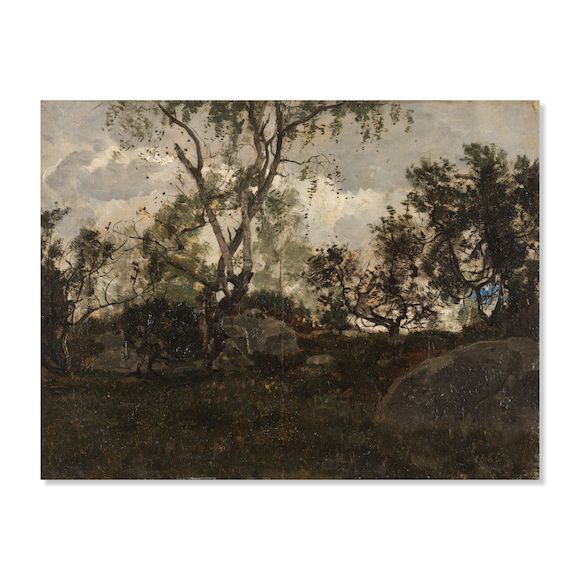 Bonhams Cornette de Saint Cyr : FRÉDÉRIC BAZILLE (1841-1870) Rochers à ...