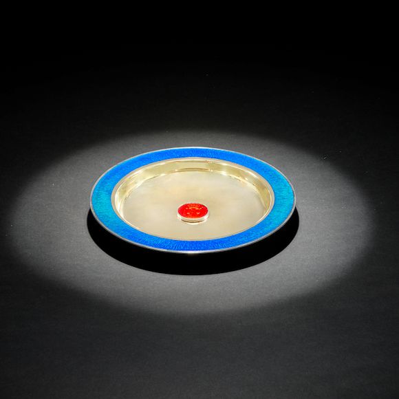 Bonhams : Simon Benney A parcel gilt and enamel silver Royal ...