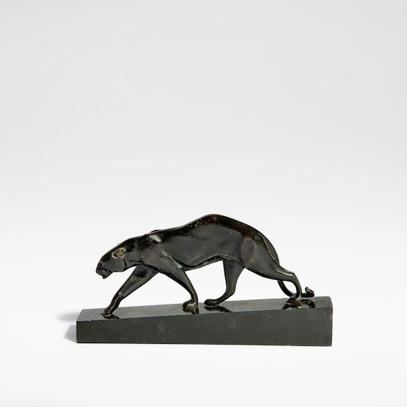 Bonhams : Maurice Prost 'Panther', sculpture, circa 1925