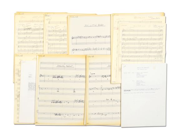 Bonhams : Marc Bolan: A large collection of musical arrangements for ...