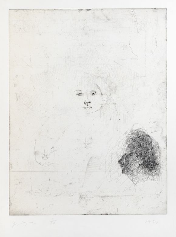 Bonhams : Jim Dine (American, born 1935) Heads of Nancy Etching, 1973 ...