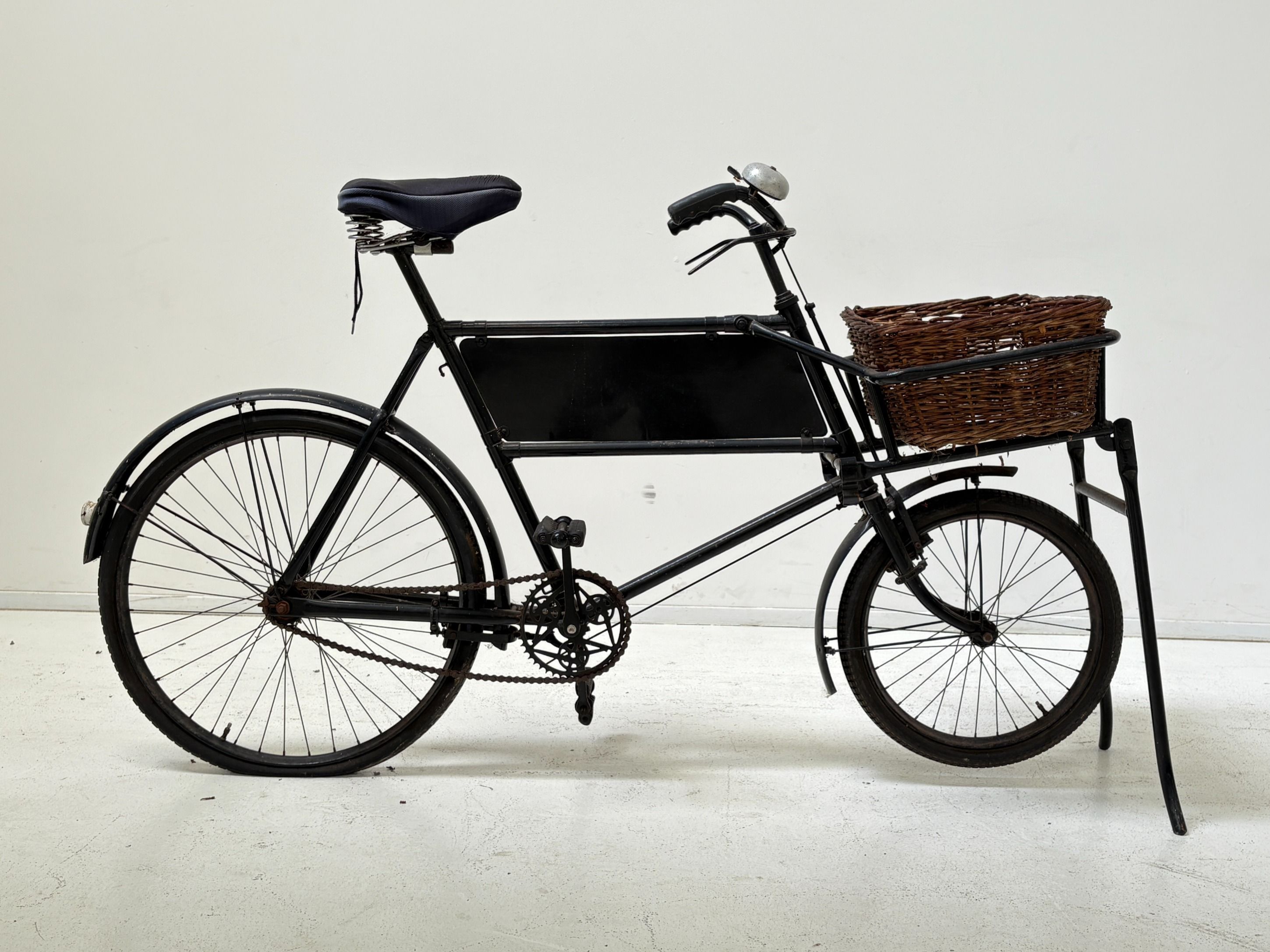 Bonhams Cars : A Royal Enfield delivery bicycle with front basket