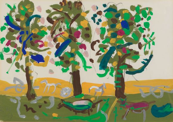 Bonhams : Roger Hilton (British, 1911-1975) Trees