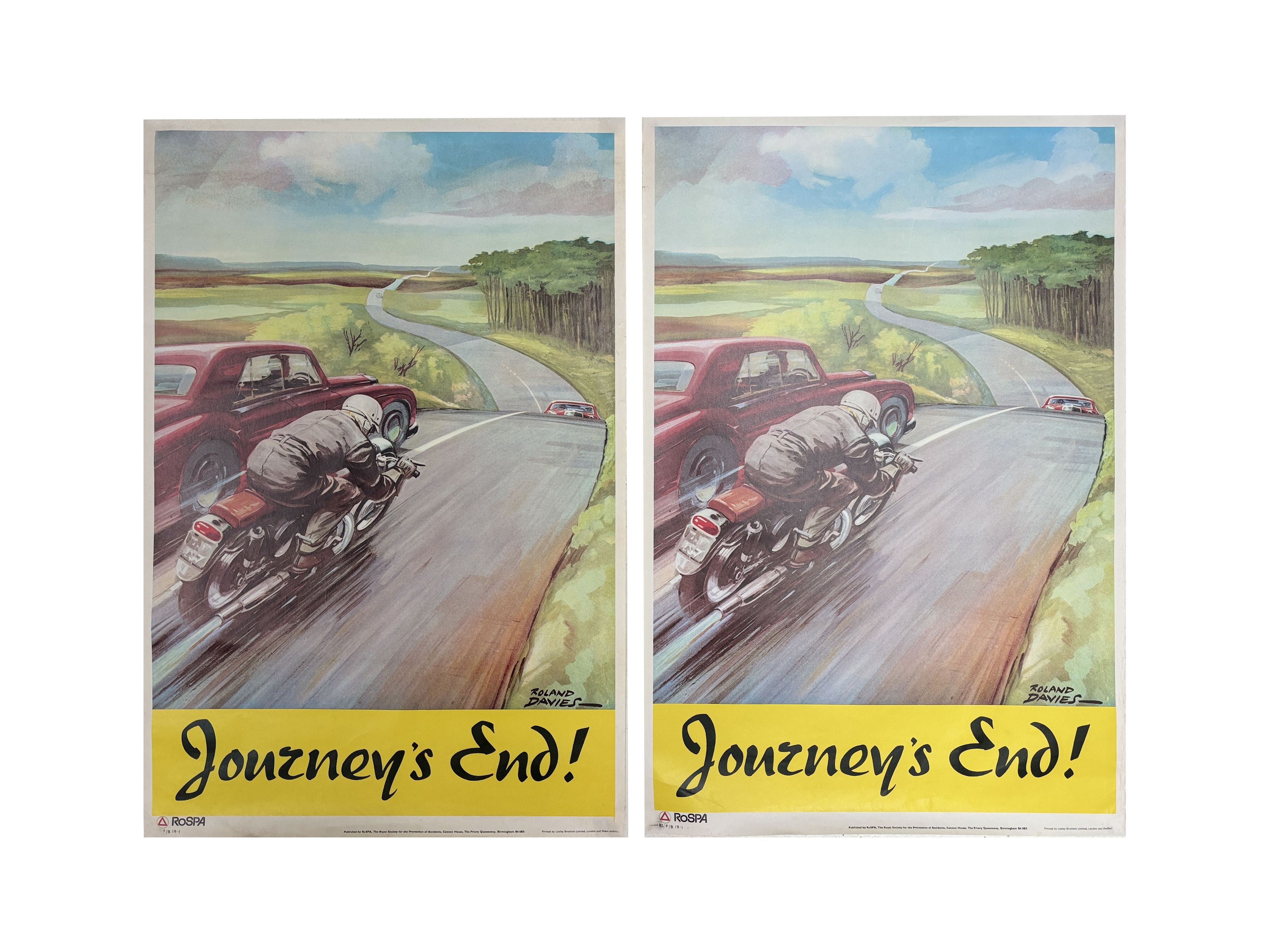 Bonhams Cars : A selection of motorcycle safety posters ((Qty))