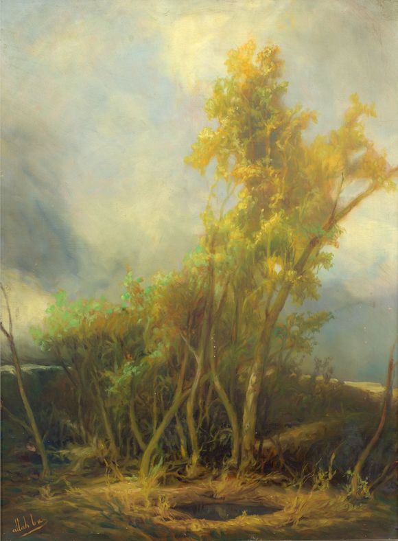 Bonhams : Ustad Allah Bux (1895-1978) Untitled (Tree)