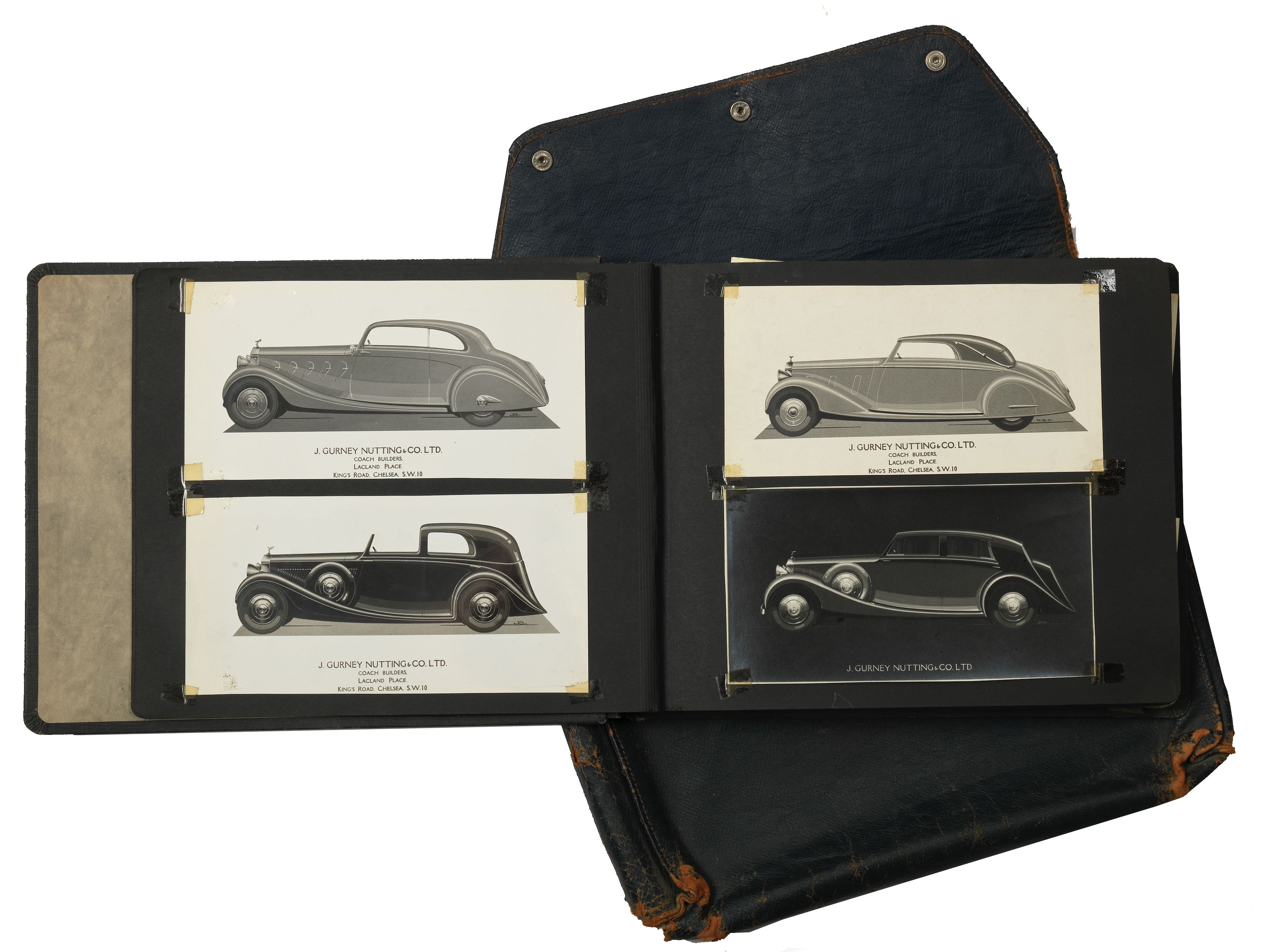 Bonhams Cars : An album of coachwork designs by Gurney Nutting & Co ...