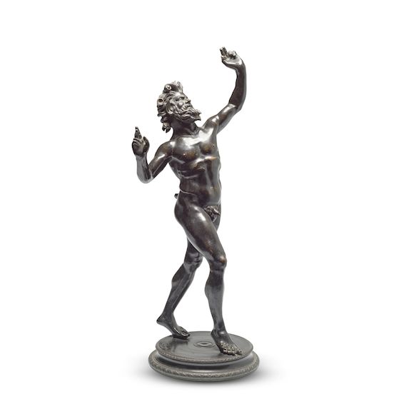 Bonhams : A patinated bronze 'Grand Tour' figure of 'The Dancing Faun ...