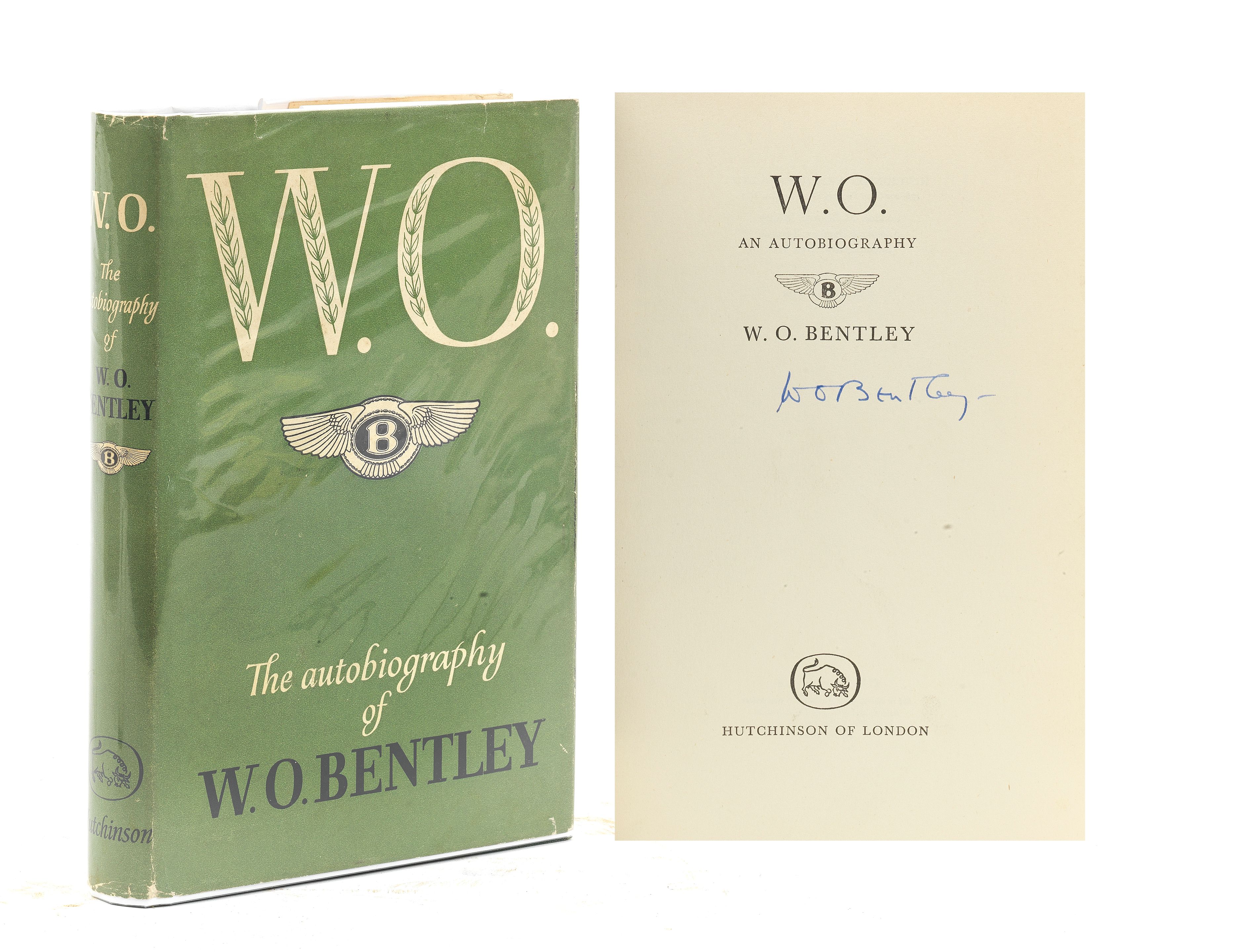 Bonhams Cars : An author signed 1st edition of W.O. - The Autobiography ...