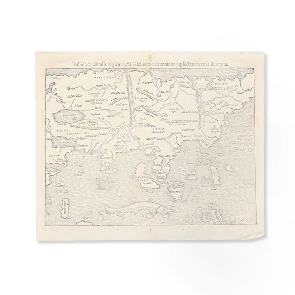 Bonhams : MUNSTER (SEBASTIAN) Tabula orientalis regionis, Moderna ...