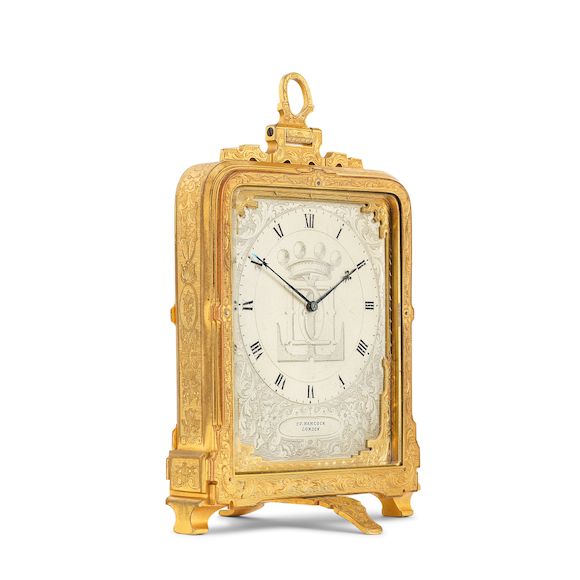 Bonhams : A good mid 19th century engraved gilt and silvered brass ...