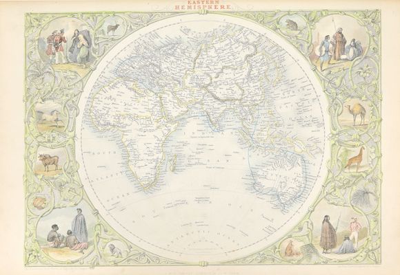 Bonhams : MONTGOMERY (ROBERT, editor) Tallis's Illustrated Atlas and ...