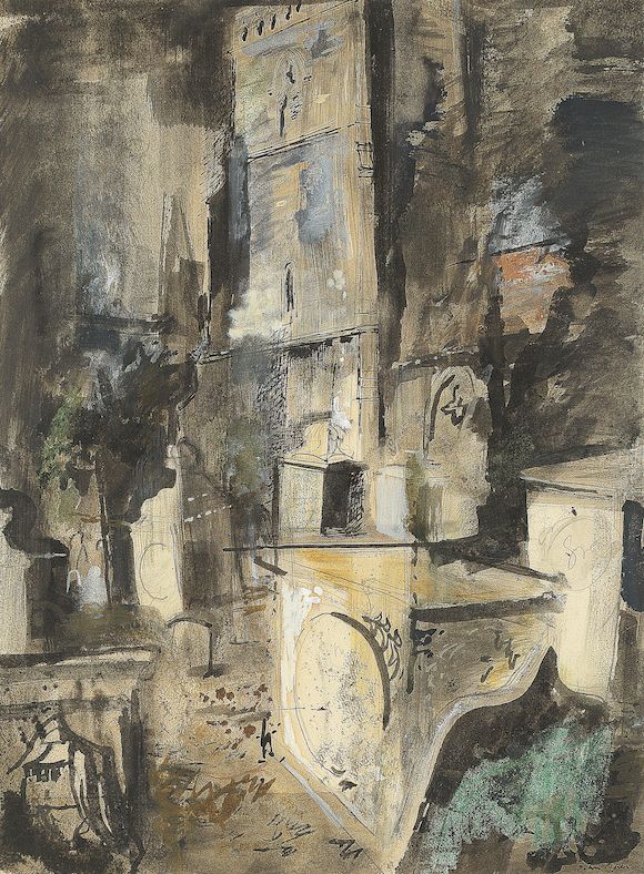 Bonhams : John Piper C.H. (British, 1903-1992) Arlingham-on-Severn, The ...