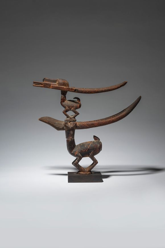 Bonhams Cornette de Saint Cyr : BAMANA HEADDRESS, BAMAKO REGION, MALI