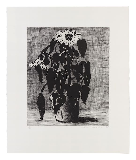 Bonhams : David Hockney R.A. (British, born 1937) Sunflower I Etching ...