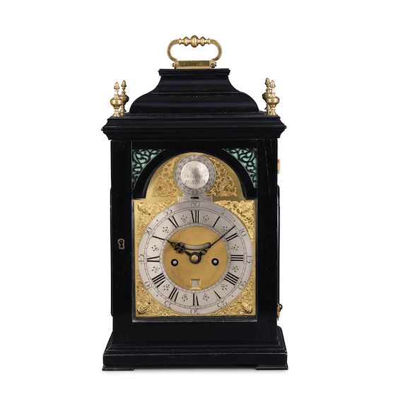 Bonhams : A good second quarter of the 18th century ebonised quarter ...