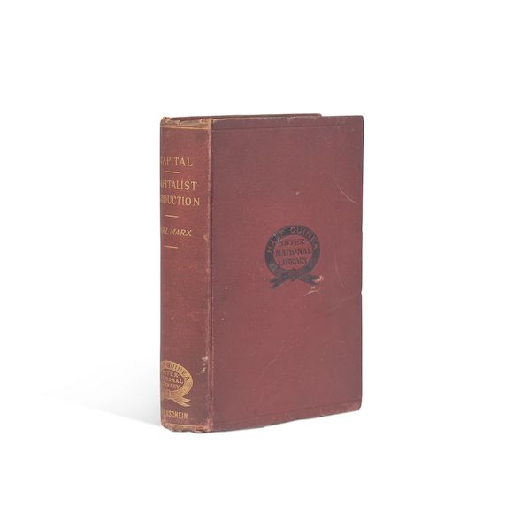 Bonhams : MARX (KARL) Capital: A Critical Analysis of Capitalist ...