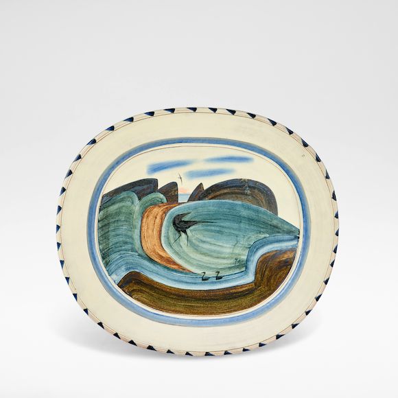 Bonhams : James Campbell Oval charger