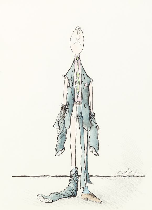 Bonhams : SEARLE (RONALD) - ARTWORK 'Stitching a Little Loose', from ...