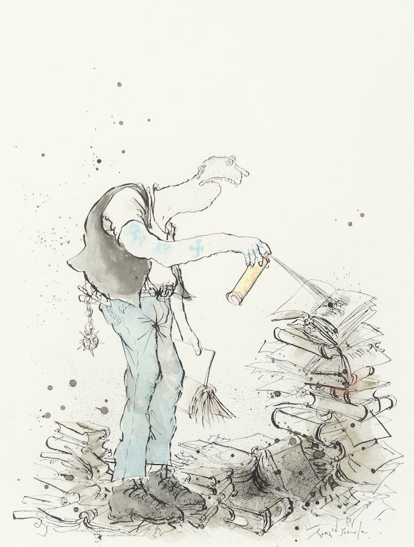Bonhams : SEARLE (RONALD) - ARTWORK 'Some Grafitti of the Period', from ...