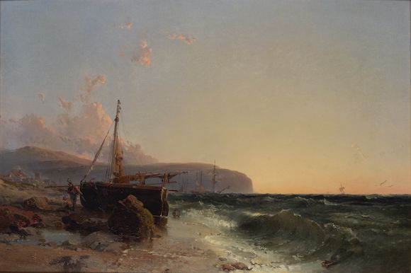 Bonhams : Samuel Phillips Jackson (British, 1830-1904) The coast of ...