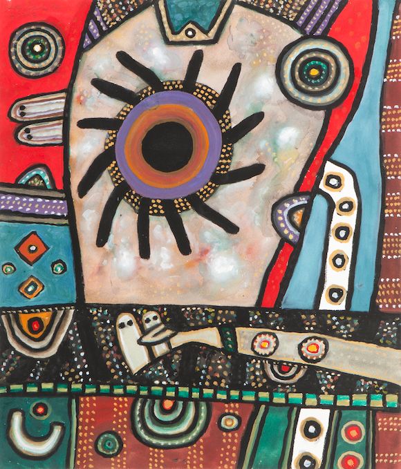 Bonhams : Alan Davie C.B.E., H.R.S.W., R.A. (British, 1920-2014) Shaman ...