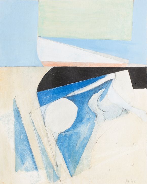 Bonhams : Adrian Heath (British, 1920-1992) Abstract (together with a ...