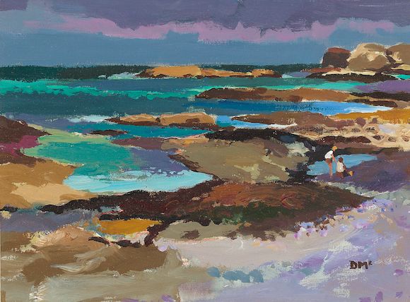 Bonhams : Donald McIntyre (British, 1923-2009) Bay at Back of Ocean