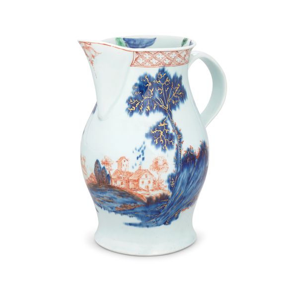 Bonhams : A Liverpool (Richard Chaffers) jug, circa 1760