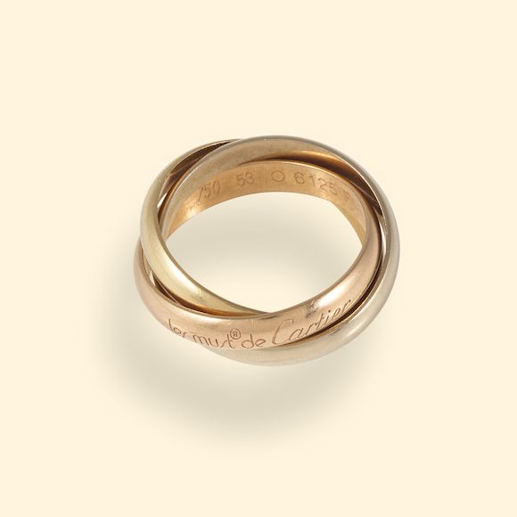Bonhams Cornette de Saint Cyr : Cartier. Tricoloured gold 'Les must de ...