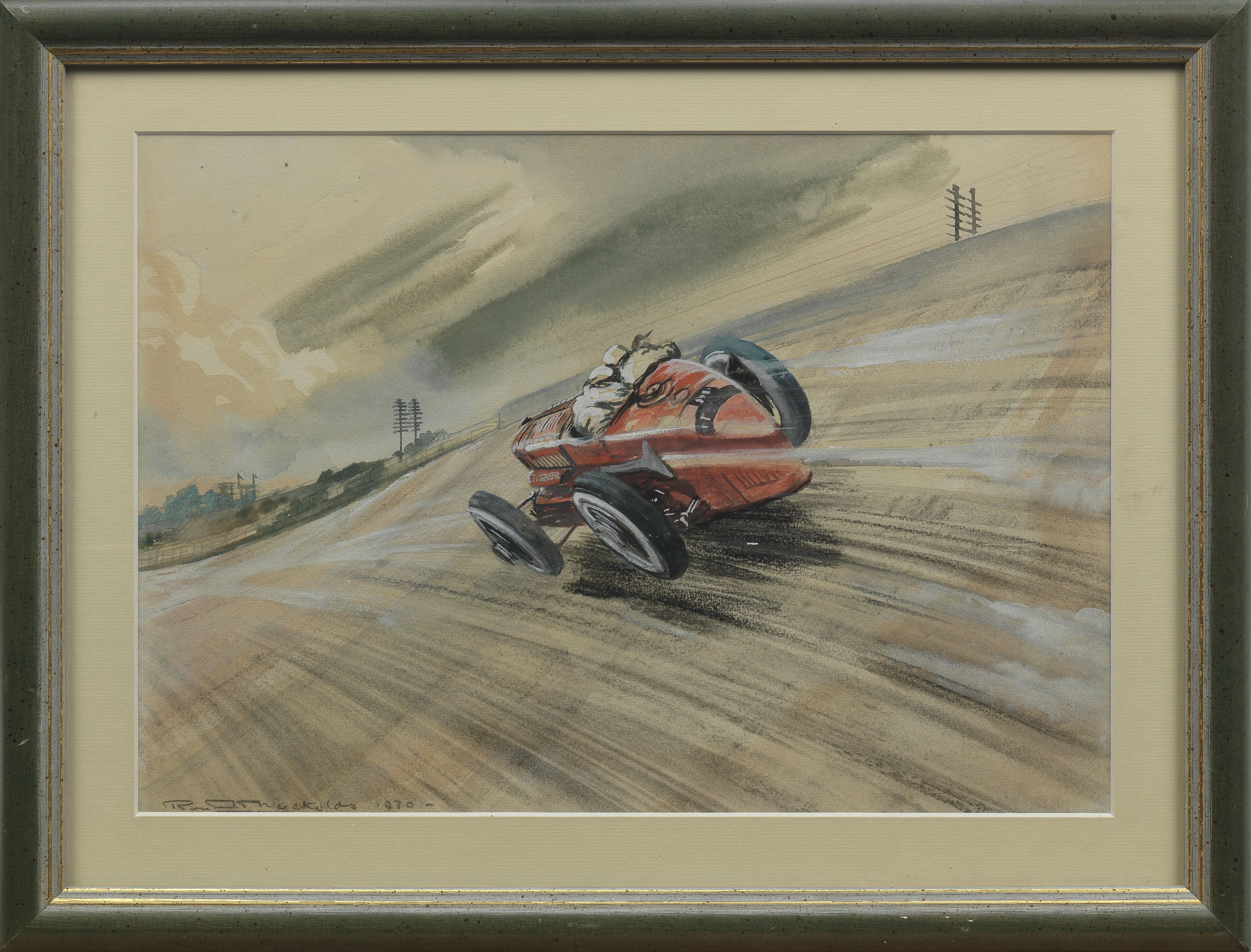 Bonhams Cars : Roy Nockolds (1911-1979); Kay Don in the Tiger Sunbeam ...