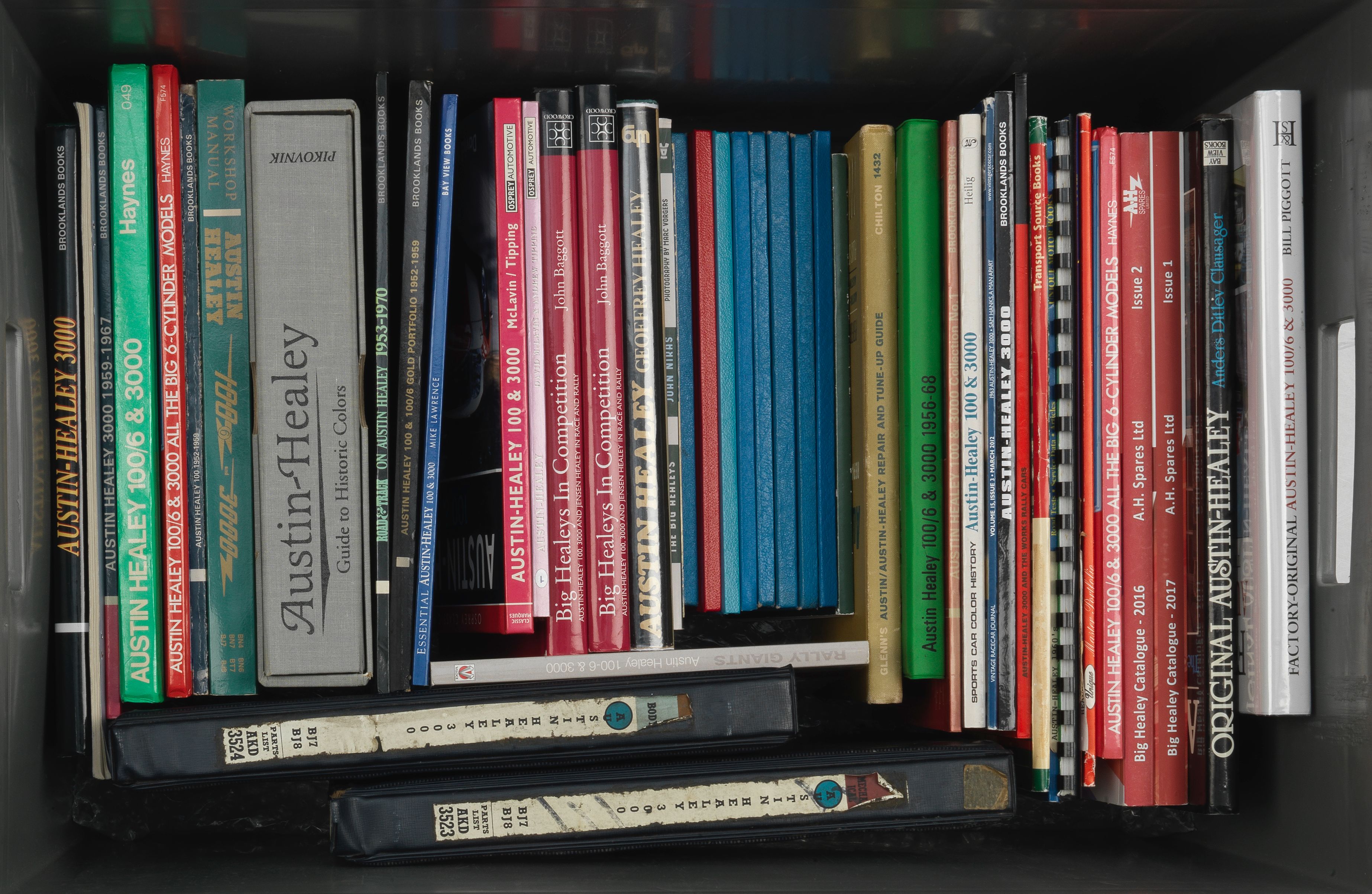 Bonhams Cars : Books and literature relating to 'Big Healey' 100, 100 ...