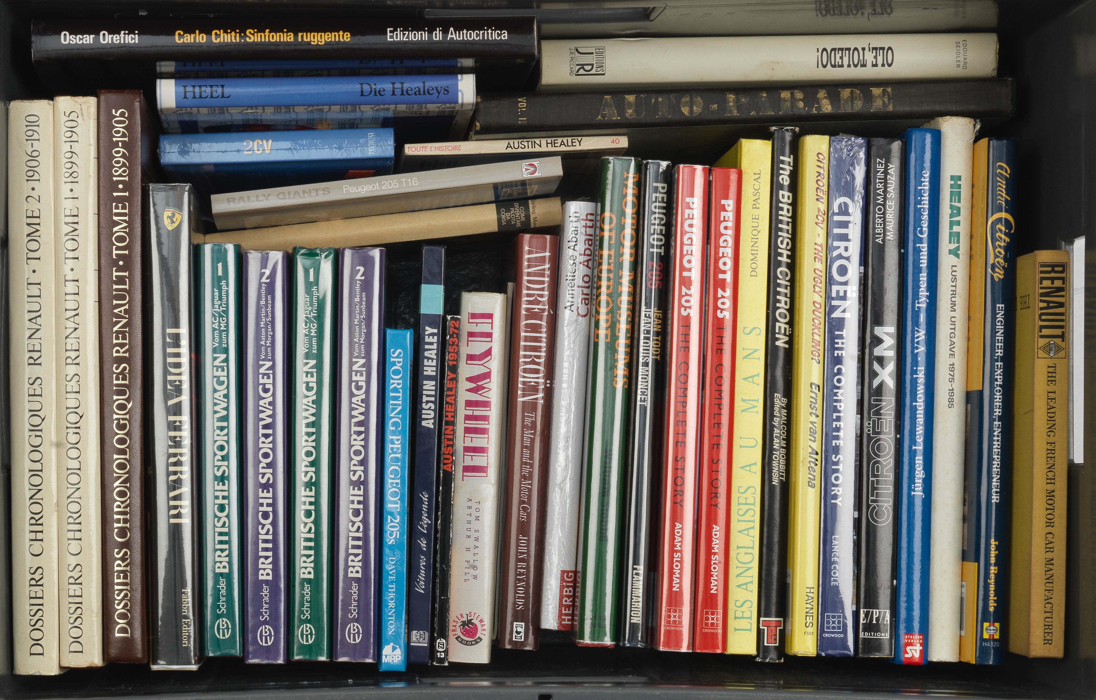 Bonhams Cars : Motoring books of French and European interest, ((Qty))