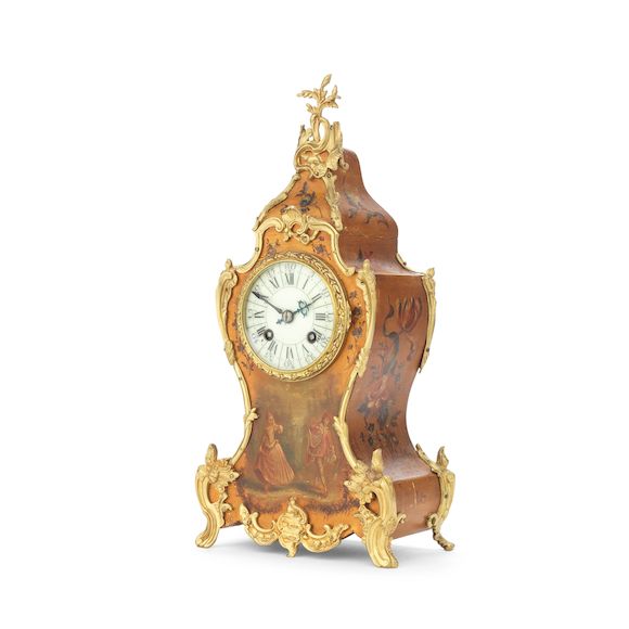 Bonhams : A late 19th century French ormolu mounted Venis Martin style ...
