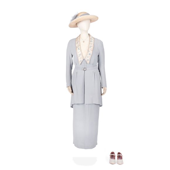 Bonhams : Penelope Wilton (as Isobel Crawley): Duck egg blue summer ...