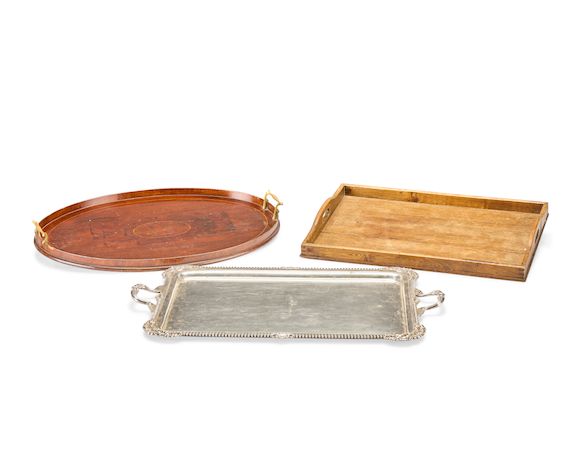 Bonhams : Three Butler's trays (3)