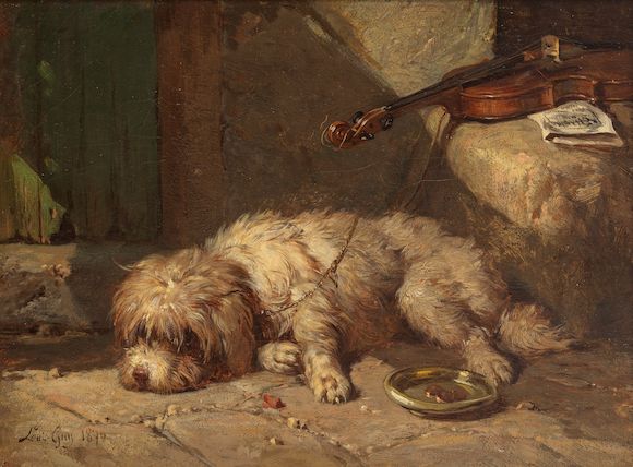 Bonhams : Louis Jean Baptiste Guy (French, 1824-1888) A break in the ...