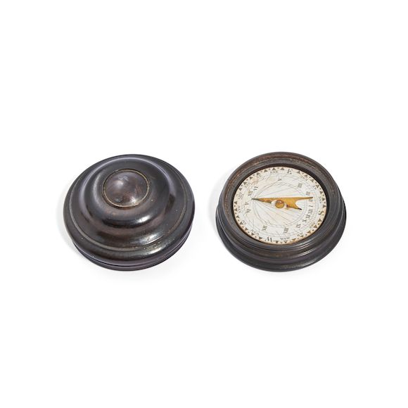 Bonhams : A magnetic compass dial, English, early 19th century,