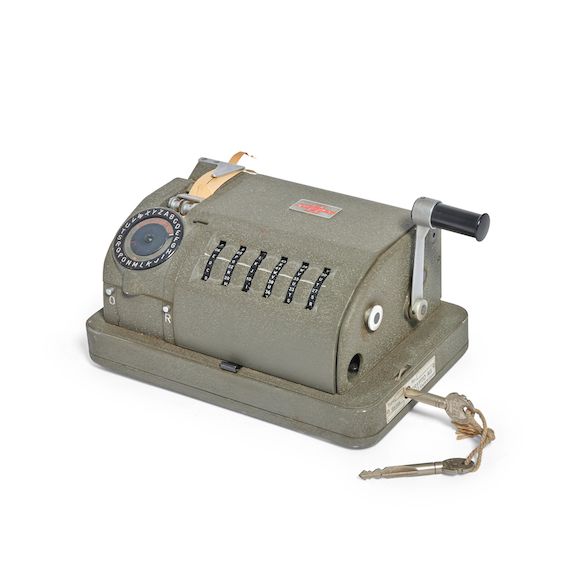 Bonhams : A Hagelin C-52 Cypher machine, Swiss, 1950's,