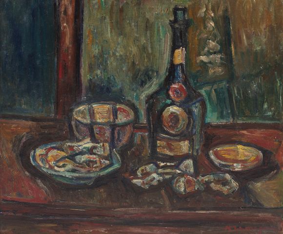 Bonhams : Pinchus Krémègne (Belarusian/French, 1890-1981) Still life ...