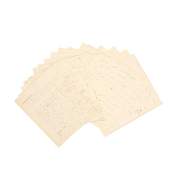 Bonhams : LYTTON (CONSTANCE) Autograph working manuscript account of ...