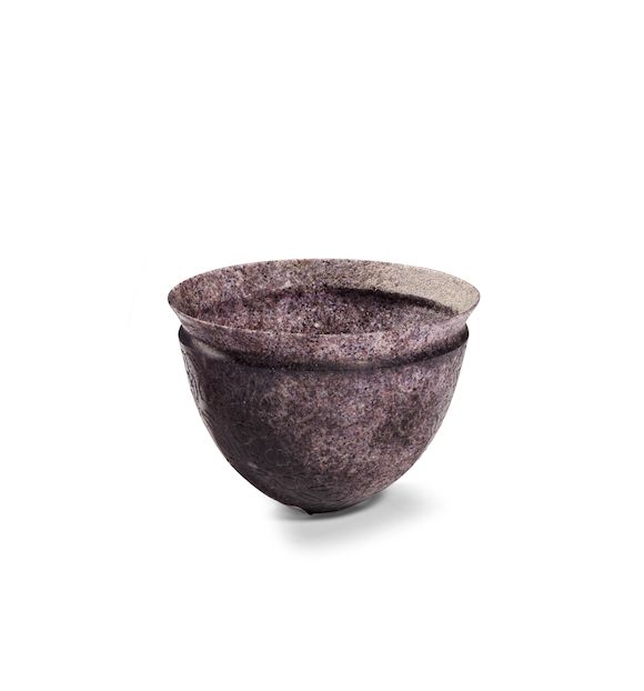 Bonhams : Margaret Alston Granite bowl, circa 1990