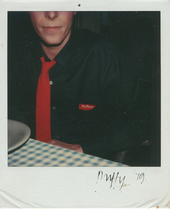 Bonhams : Brian Duffy (1933-2010): Autographed Polaroid of David Bowie ...